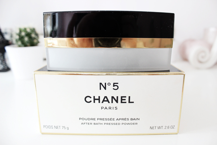CHANEL No. 5 after bath pressed powder | Denise Joanne